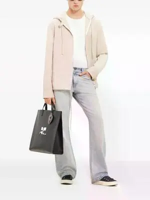 COURREGES Hooded Zip-up Jacket