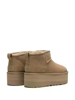 UGG Classic Ultra Mini Platform Boots - Neutrals