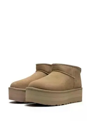 UGG Classic Ultra Mini Platform Boots - Neutrals