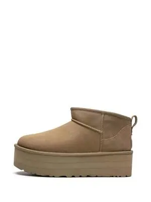 UGG Classic Ultra Mini Platform Boots - Neutrals