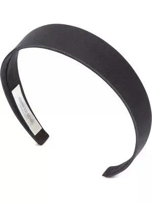 JENNIFER BEHR Lydia Satin Headband - Black