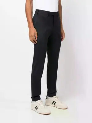 PT TORINO Straight-leg Tailored Trousers - Blue