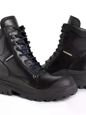 Dsquared2 Panelled-design Leather Boots