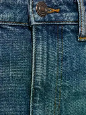 Tory Burch Indigo Stretch Cotton Mid-rise Slim Jeans