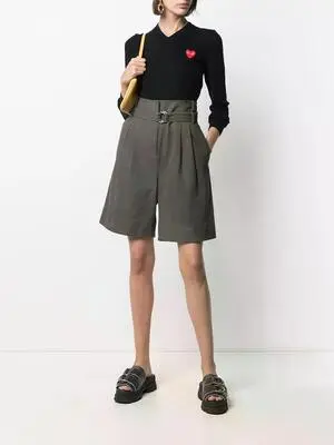 Play Comme Des Garcon Motif V-neck Jumper