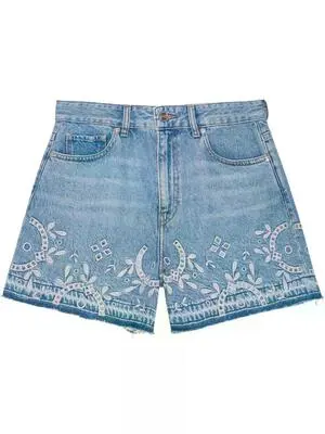 Ganni Belted Shorts For Women