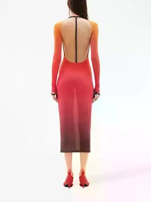 COURREGES Sunset Gradient-effect Dress