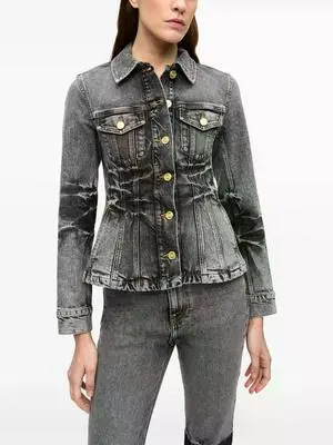 GANNI Whiskering-effect Denim Jacket