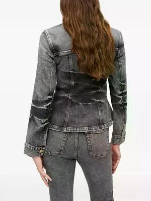 GANNI Whiskering-effect Denim Jacket