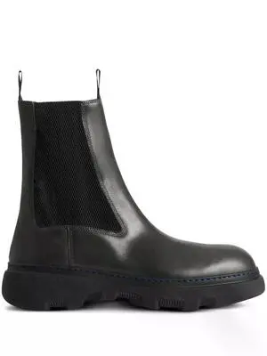 Burberry Leather Chelsea Boots