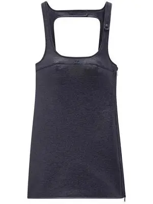 COURREGES Re-edition Vinyl Mini Dress - Blue