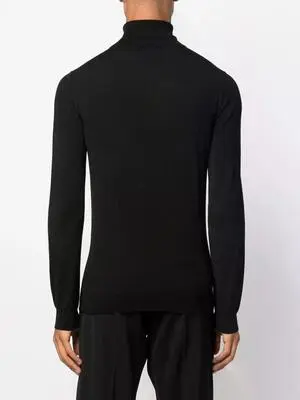 ZANONE Roll Neck Jumper - Black
