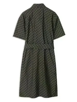 Burberry Check-pattern Cotton Shirt Dress