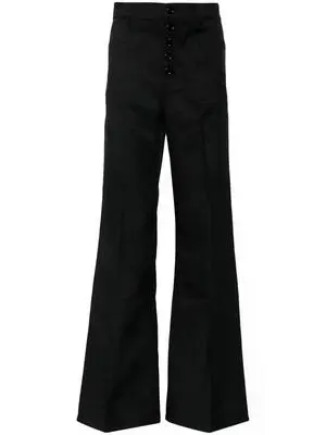 COURREGES Wide-leg Twill Trousers