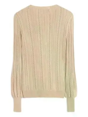 Valentino Garavani Lattice-knit Pullover