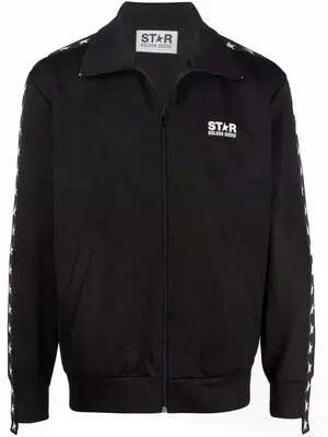 GOLDEN GOOSE Logo-print Zip-fastening Jacket
