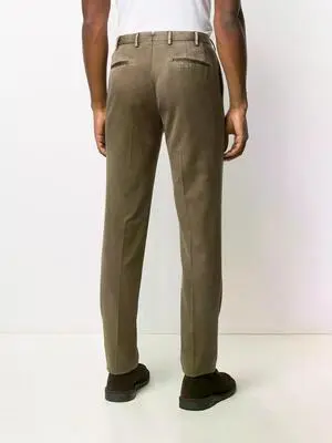 DELL'OGLIO Inverted Pleat Wool Trousers