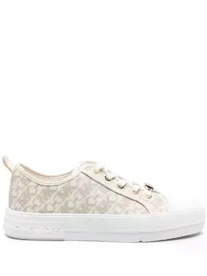Michael Kors Monogram-print Round-toe Sneakers