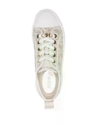 Michael Kors Monogram-print Round-toe Sneakers