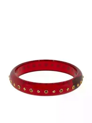 Mark Davis 18kt Yellow Gold Sapphire And Citrine Bangle Bracelet - Red