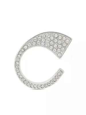 COURREGES Engraved Logo Ring - Silver