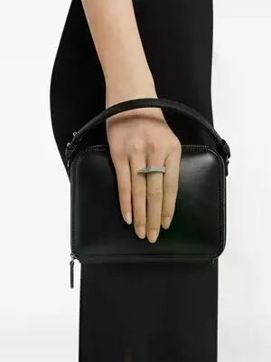 COURREGES Engraved Logo Ring - Silver