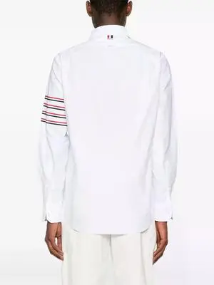 Thom Browne 4-bar Long-sleeve Cotton Shirt