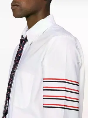 Thom Browne 4-bar Long-sleeve Cotton Shirt
