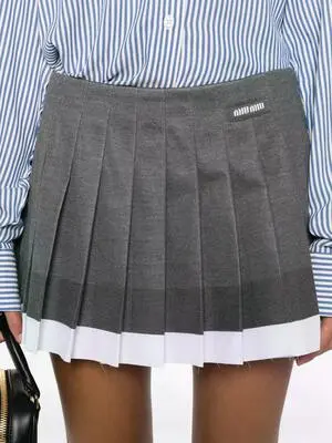 Miu Miu Knitted Mini Skirt