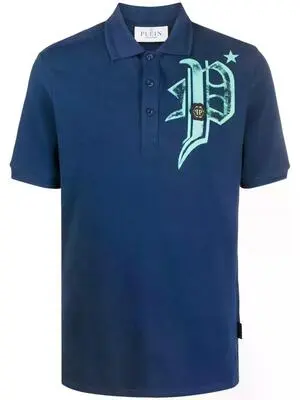 Philipp Plein Logo-print Cotton Polo Shirt