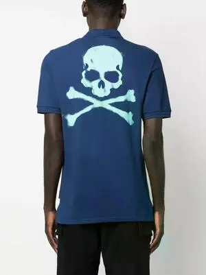 Philipp Plein Logo-print Cotton Polo Shirt