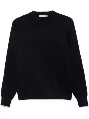 Canali Waffle-knit Merino Wool Sweater