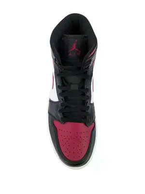 JORDAN Air 1 Mid B Toe Sneakers - Red