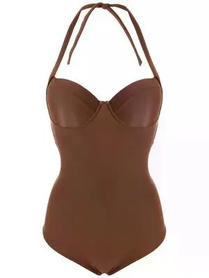 AMIR SLAMA One-piece Swimsuit - Brown