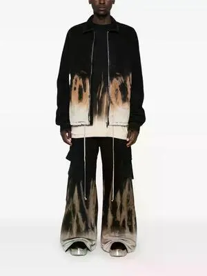 Rick Owens Tie-dye Denim Jacket