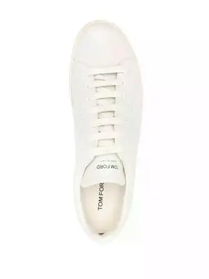 TOM FORD Warwick Leather Sneakers - Neutrals