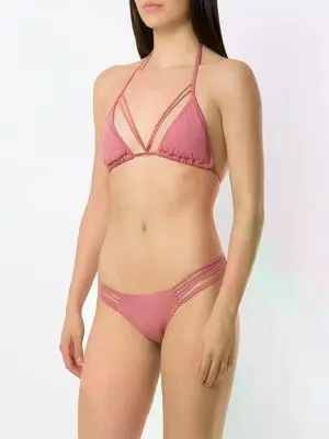 AMIR SLAMA Strappy Triangle Bikini Set