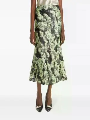 Tory Burch Printed Maxi Skirt