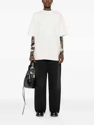 Balenciaga Logo-embroidered T-shirt
