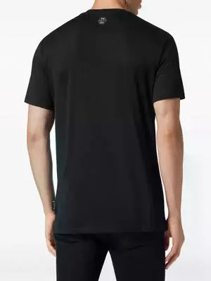Philipp Plein Gothic Plein Strass Cotton T-shirt