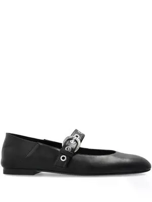STUART WEITZMAN Leather Ballet Flats