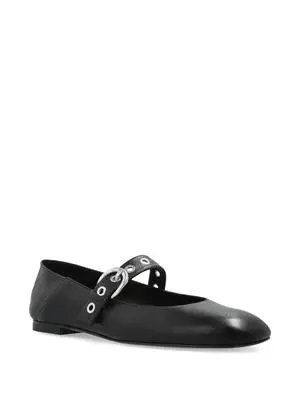 STUART WEITZMAN Leather Ballet Flats