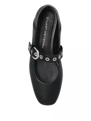 STUART WEITZMAN Leather Ballet Flats