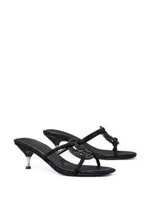 Tory Burch Miller Crystal-embellished Heeled Sandals