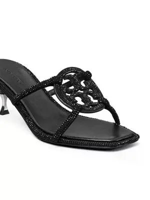 Tory Burch Miller Crystal-embellished Heeled Sandals