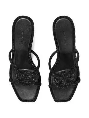 Tory Burch Miller Crystal-embellished Heeled Sandals