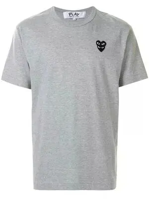 Play Comme Des Garcon Logo Patch T-shirt