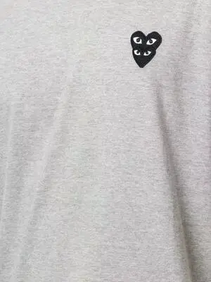 Play Comme Des Garcon Logo Patch T-shirt