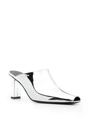 COURREGES 70mm Mirrored Mules
