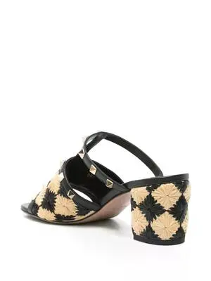 Valentino Garavani Rockstud Sandals - Black